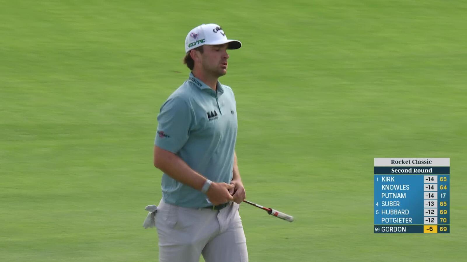 Will Gordon | Round 2 | 18th hole | Shot 3 | 2025 Rocket Classic