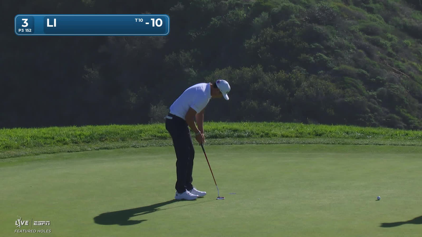 Haotong Li | Round 4 | 3rd hole | Shot 3 | 2026 Farmers