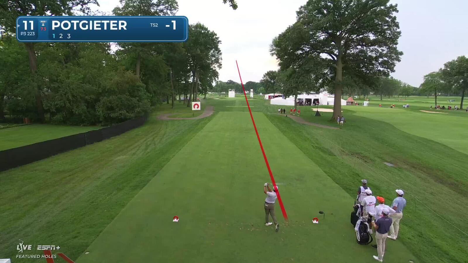 Aldrich Potgieter | Round 1 | 11th hole | Shot 1 | 2025 Rocket Classic