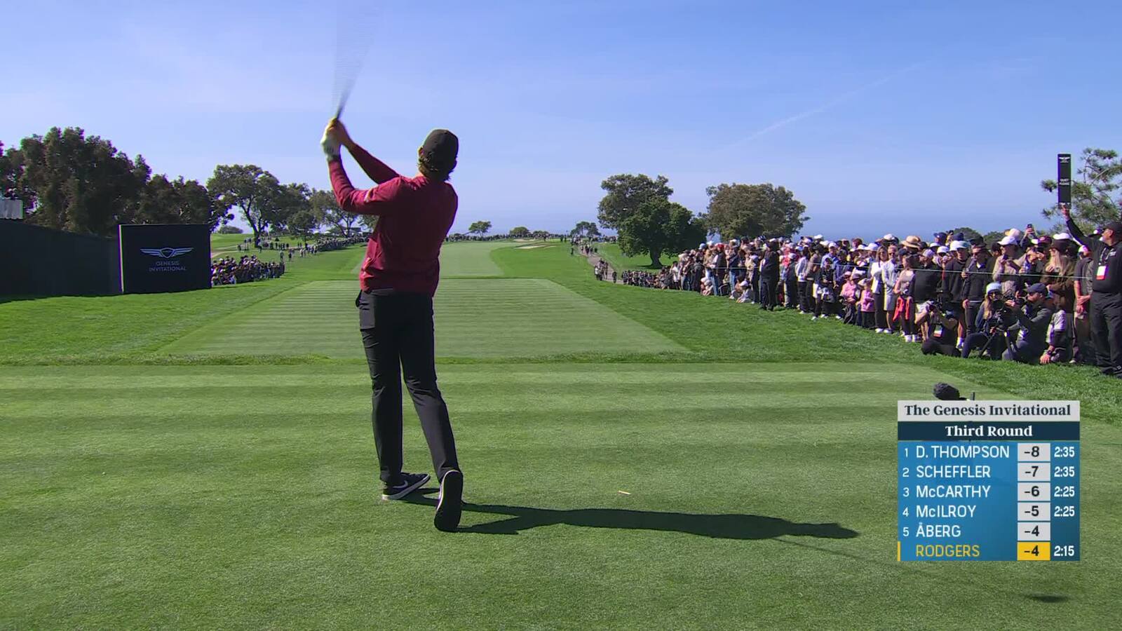 Patrick Rodgers | Round 3 | 1st hole | Shot 1 | 2025 Genesis