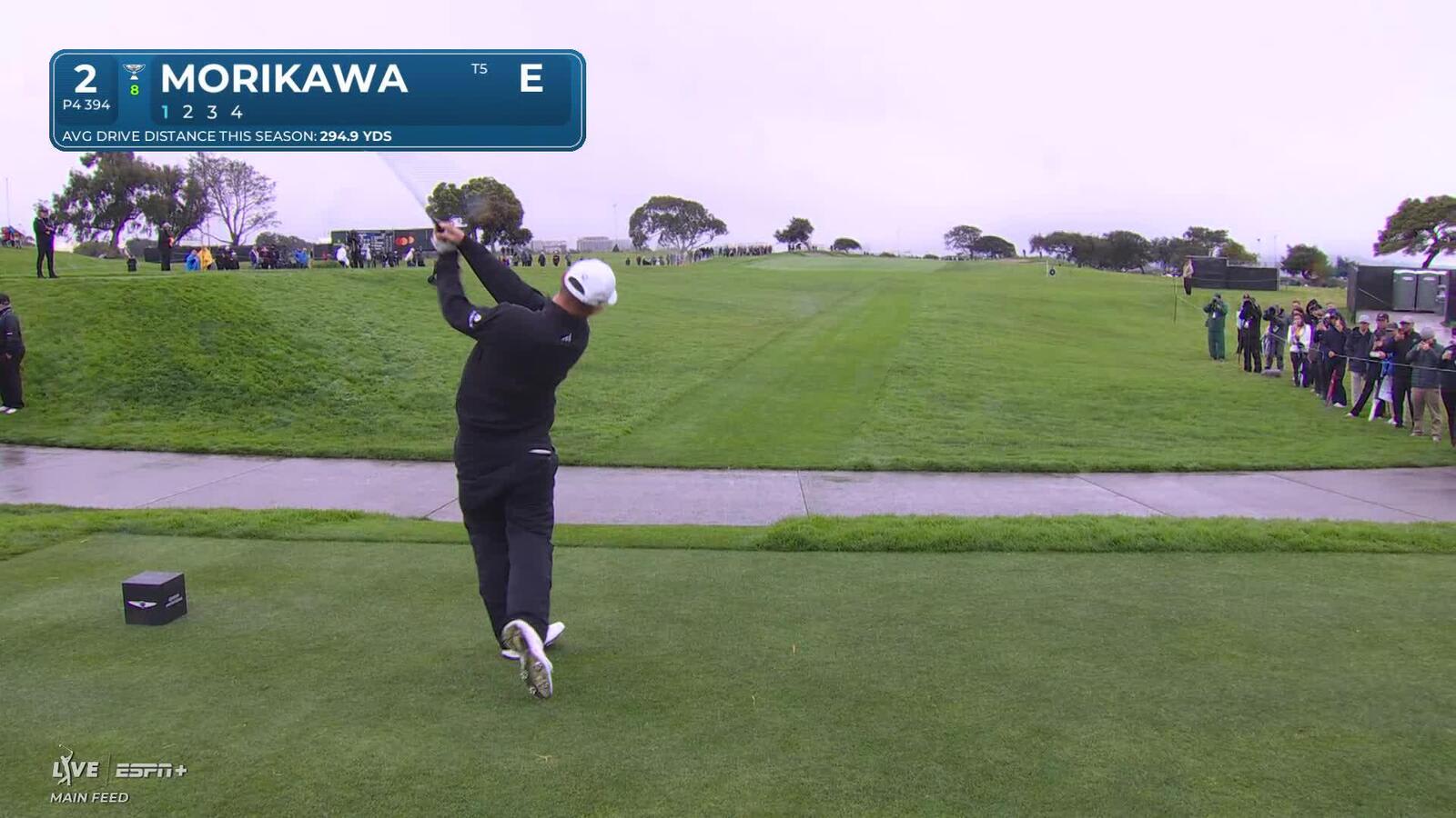 Collin Morikawa | Round 1 | 2nd hole | Shot 1 | 2025 Genesis