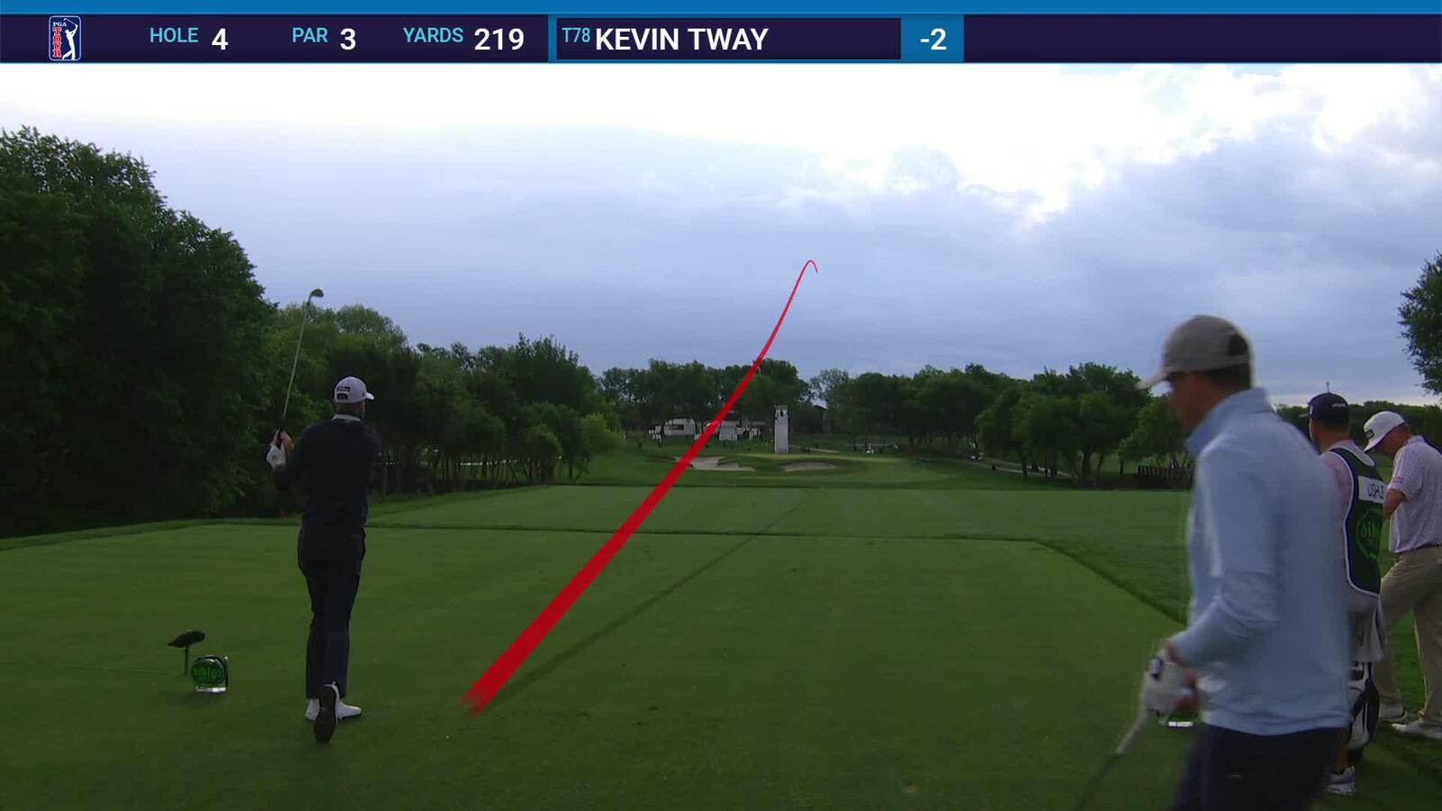 Kevin Tway | Round 2 | 4th hole | Shot 1 | 2025 THE CJ CUP