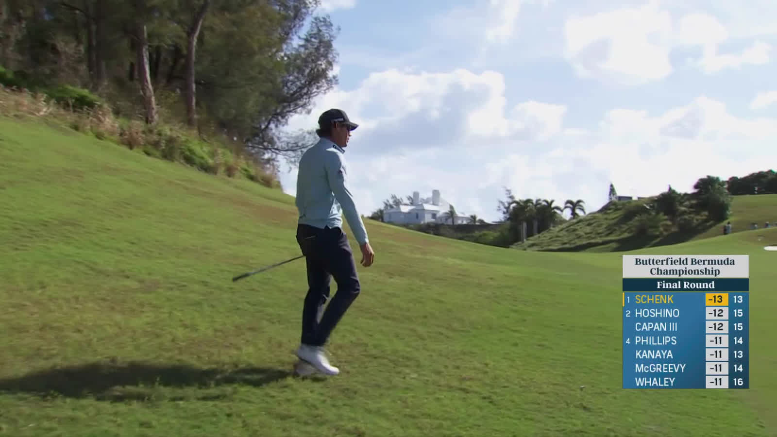 Adam Schenk | Round 4 | 14th hole | Shot 2 | 2025 Butterfield Bermuda