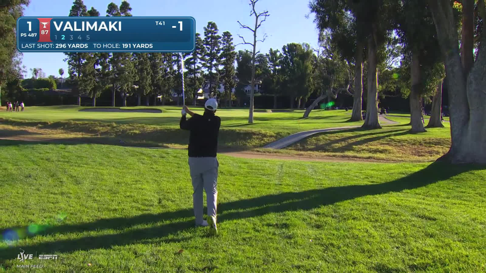Sami Valimaki | Round 4 | 1st hole | Shot 2 | 2026 The Genesis
