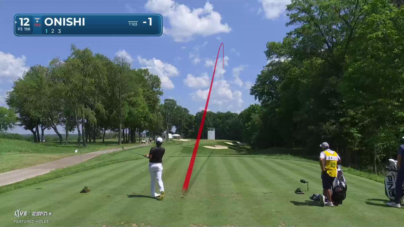 Kaito Onishi | Round 2 | 12th hole | Shot 1 | 2025 John Deere