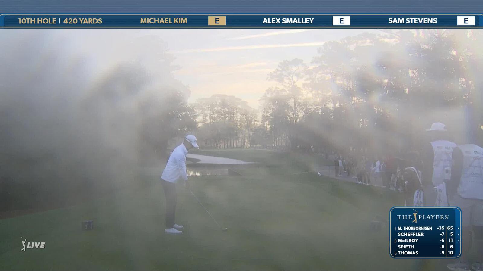 Michael Kim | Round 1 | 10th hole | Shot 1 | 2025 THE PLAYERS