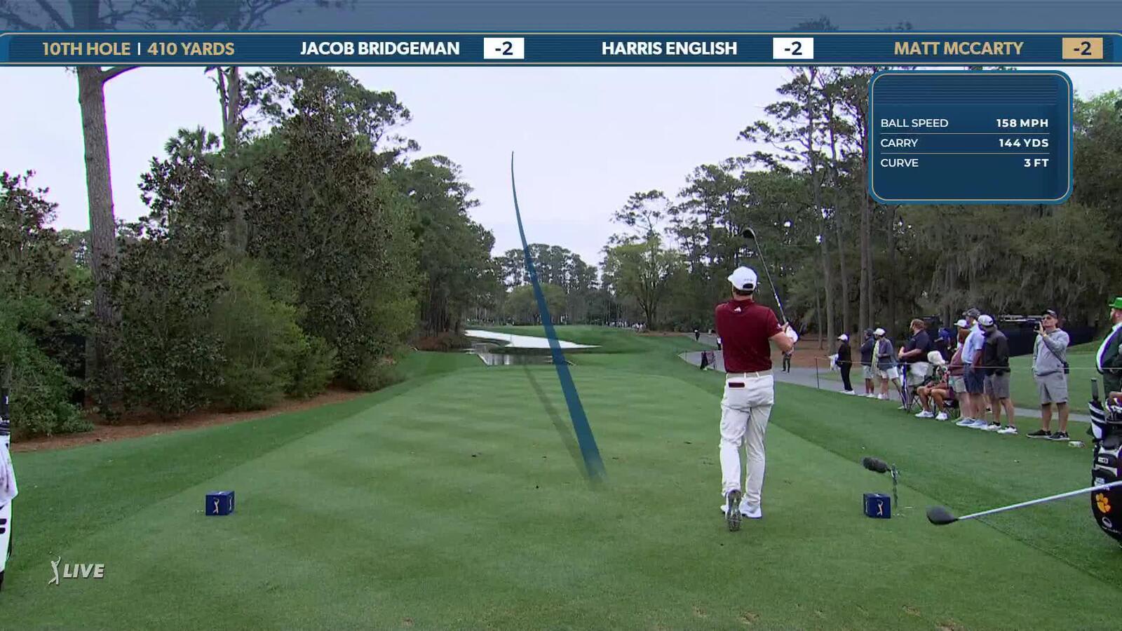 Matt McCarty | Round 4 | 10th hole | Shot 1 | 2025 THE PLAYERS