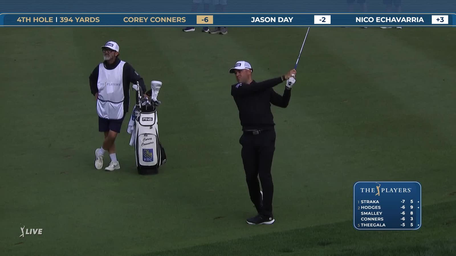 Corey Conners | Round 2 | 4th hole | Shot 2 | 2026 THE PLAYERS