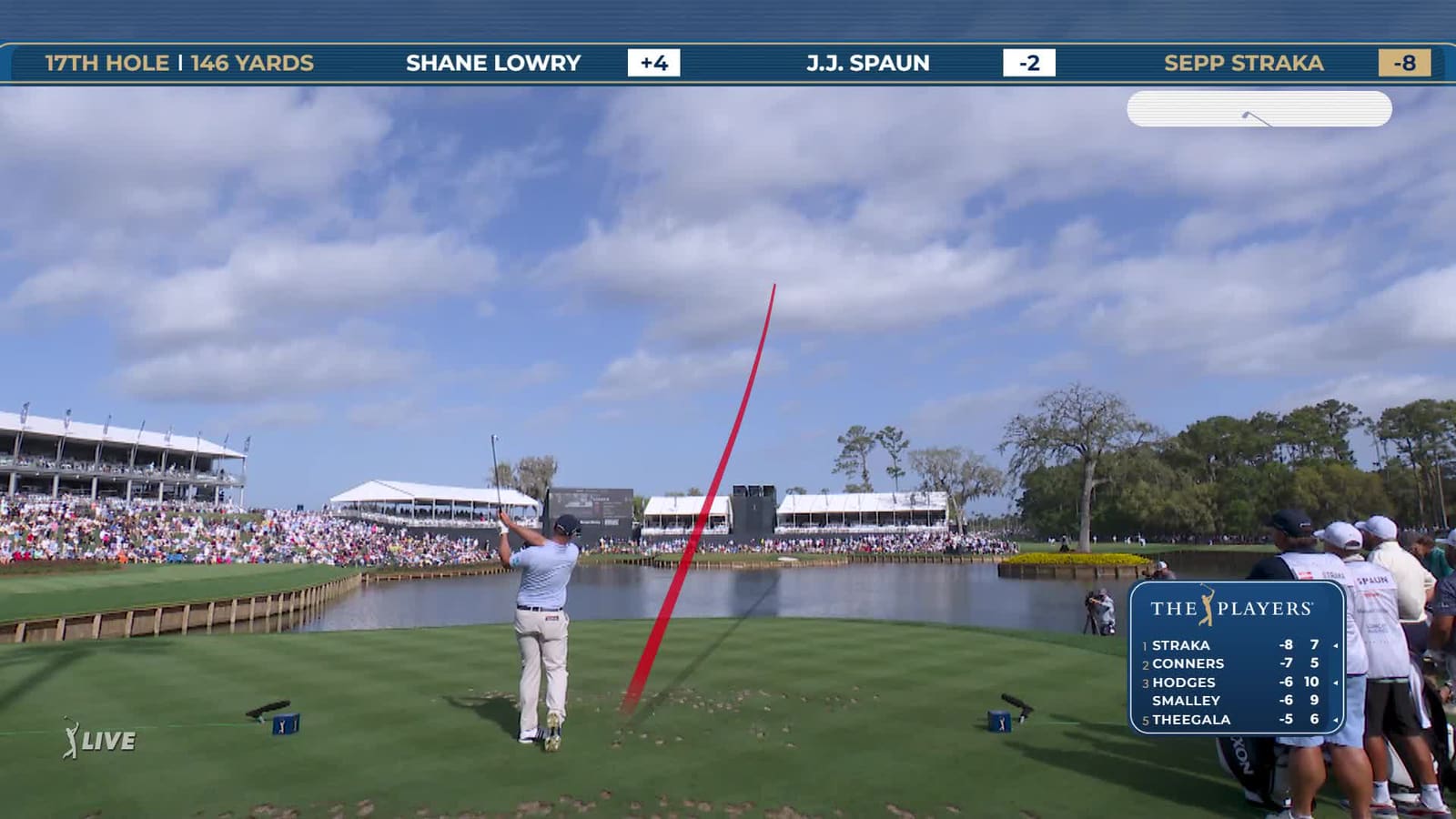 Sepp Straka | Round 2 | 17th hole | Shot 1 | 2026 THE PLAYERS