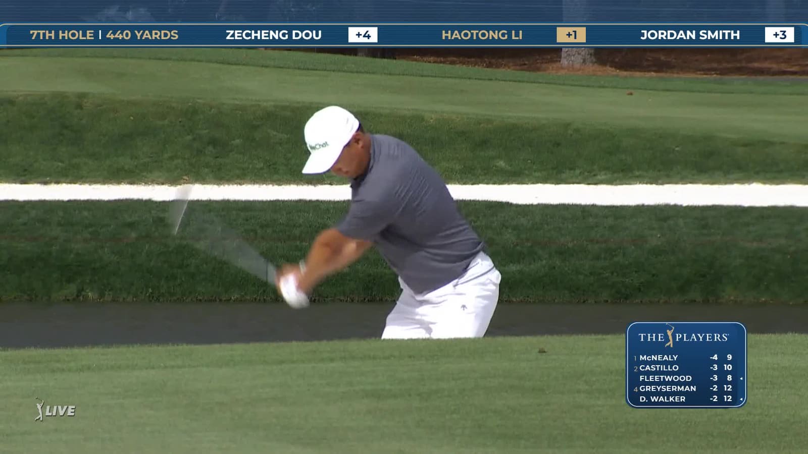 Haotong Li | Round 1 | 7th hole | Shot 2 | 2026 THE PLAYERS