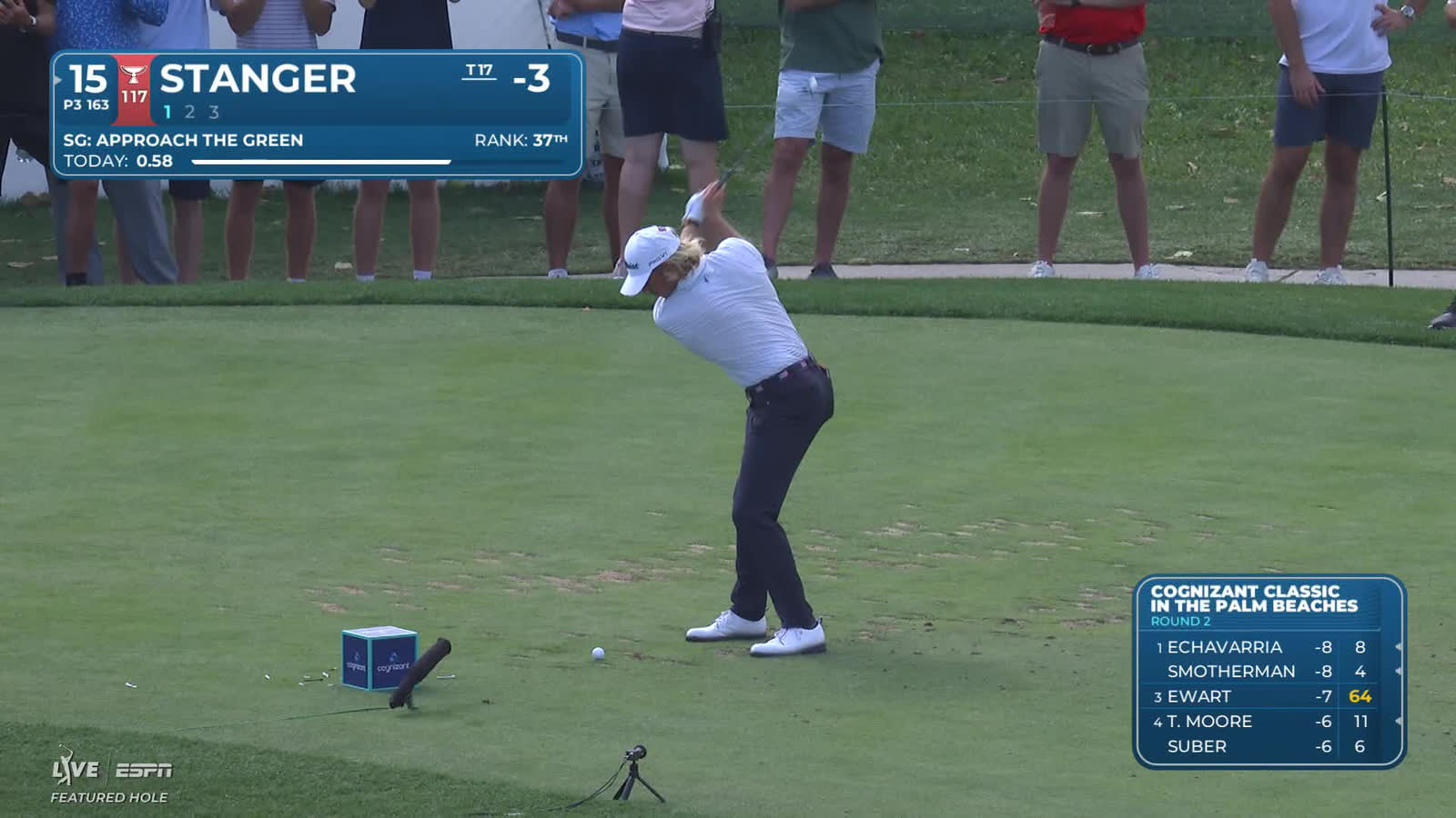 Jimmy Stanger | Round 2 | 15th hole | Shot 1 | 2026 Cognizant Classic