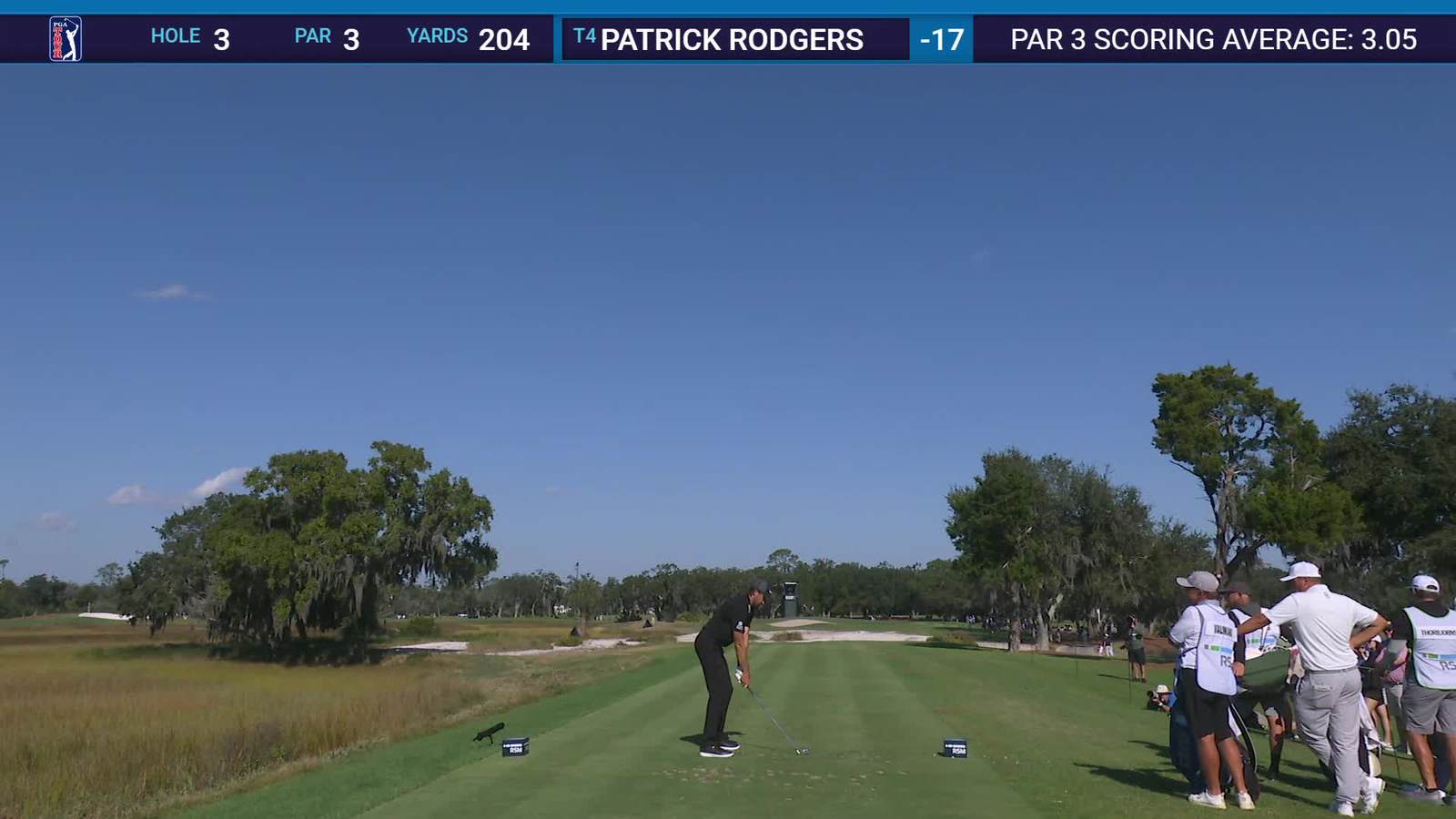 Patrick Rodgers | Round 4 | 3rd hole | Shot 1 | 2025 The RSM Classic