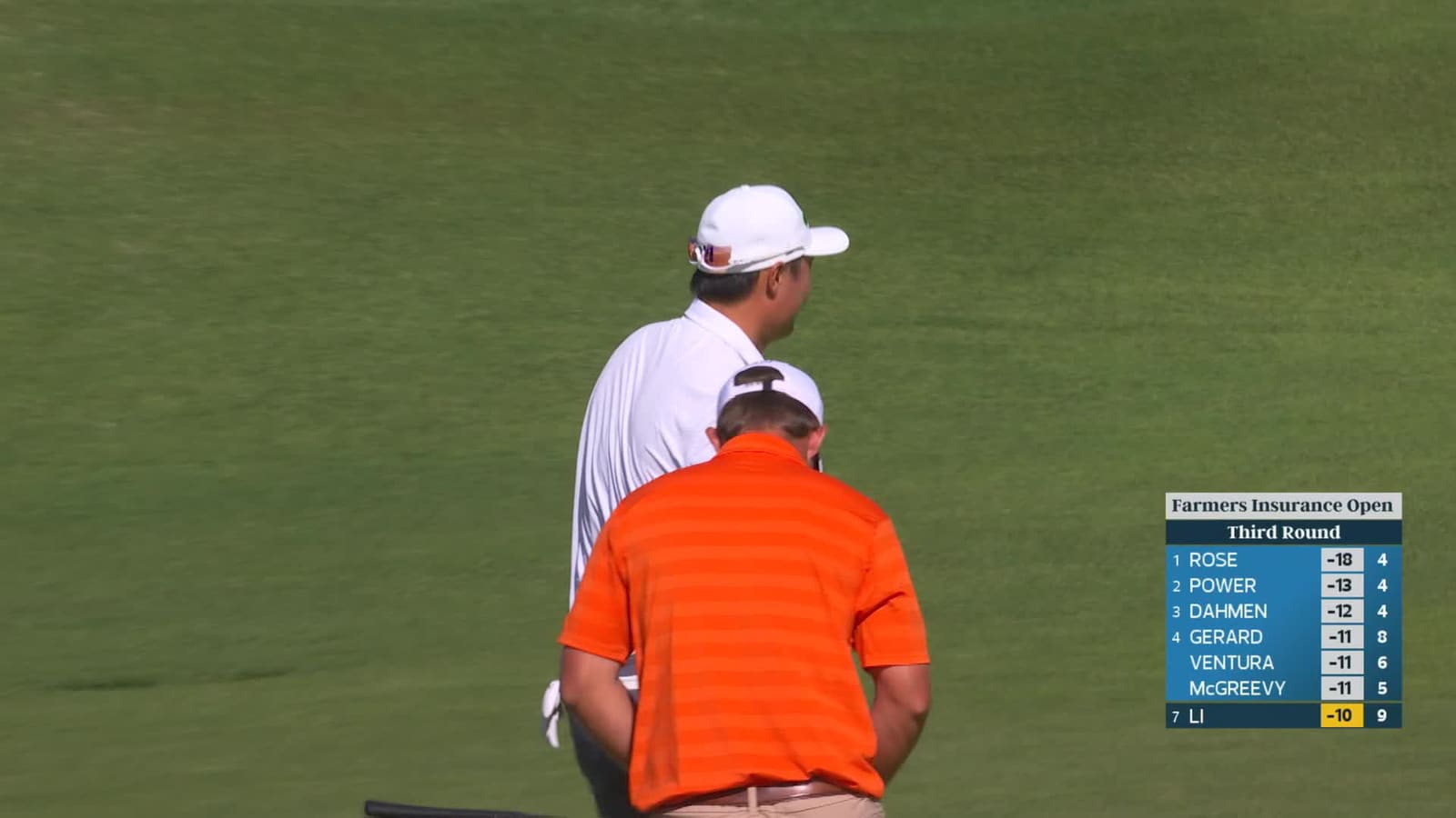 Haotong Li | Round 3 | 9th hole | Shot 3 | 2026 Farmers