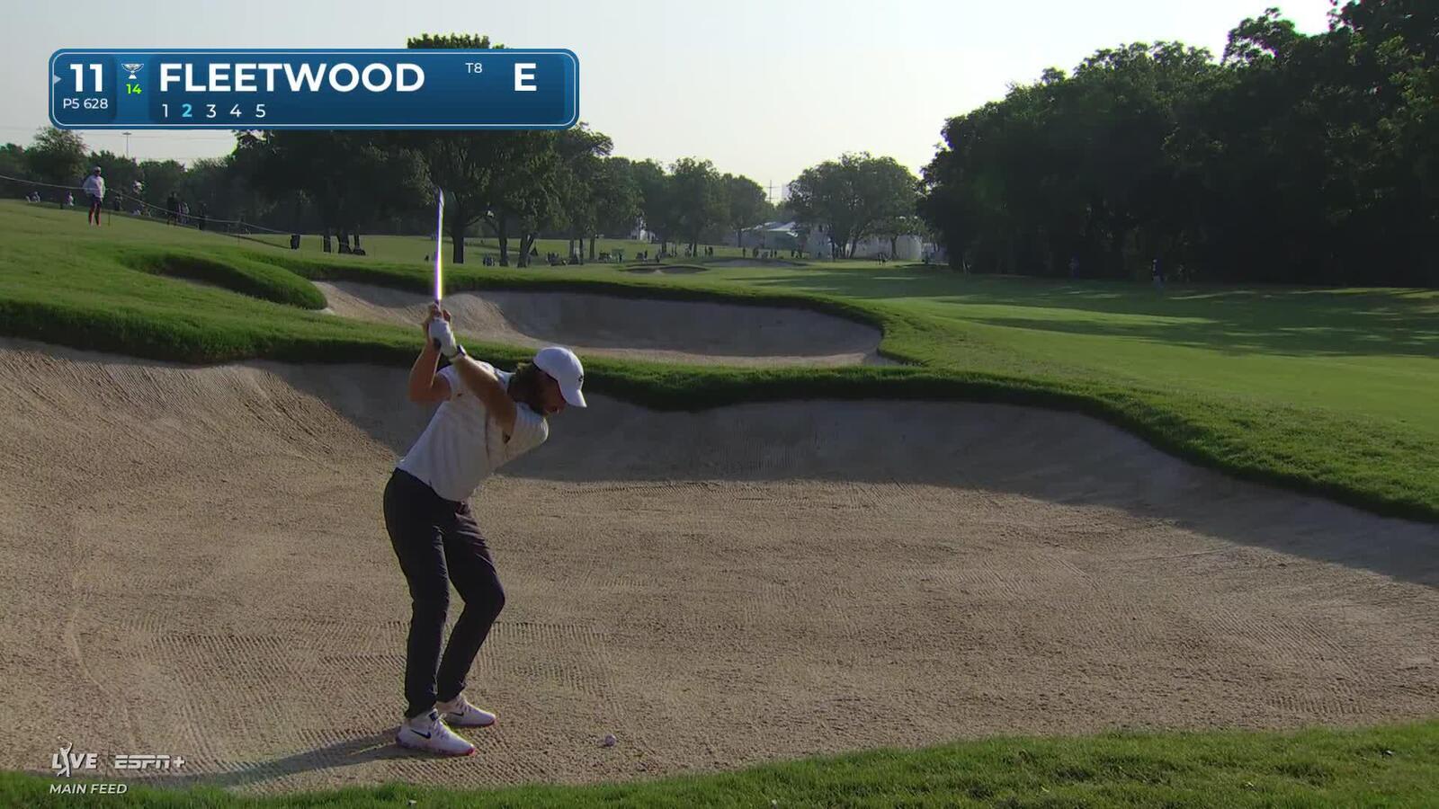 Tommy Fleetwood | Round 1 | 11th hole | Shot 2 | 2025 Charles Schwab