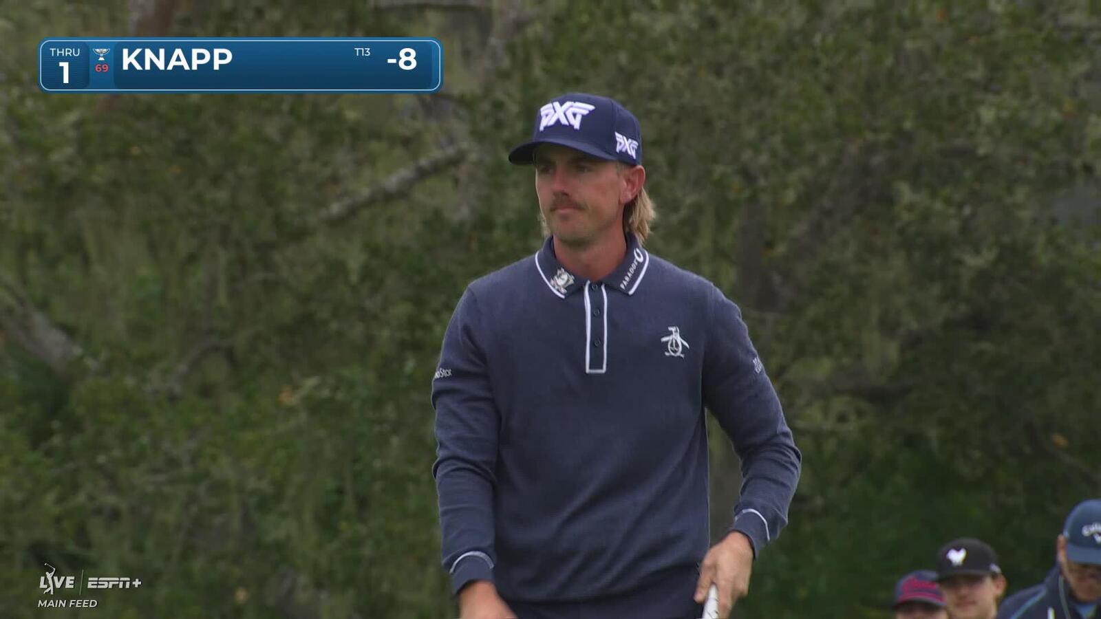 Jake Knapp | Round 3 | 1st hole | Shot 3 | 2025 AT&T Pebble Beach