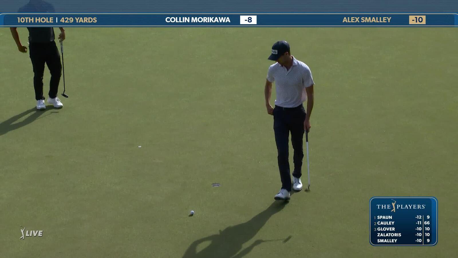 Alex Smalley | Round 3 | 10th hole | Shot 4 | 2025 THE PLAYERS
