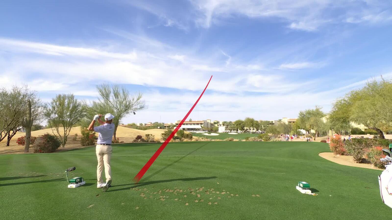 Sam Stevens | Round 2 | 4th hole | Shot 1 | 2025 WM Phoenix Open