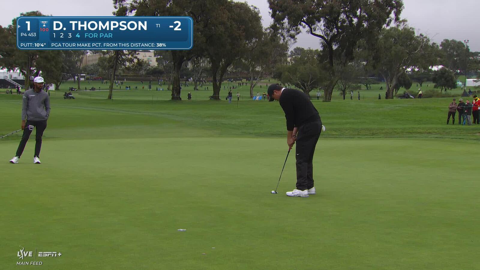 Davis Thompson | Round 1 | 1st hole | Shot 4 | 2025 Genesis