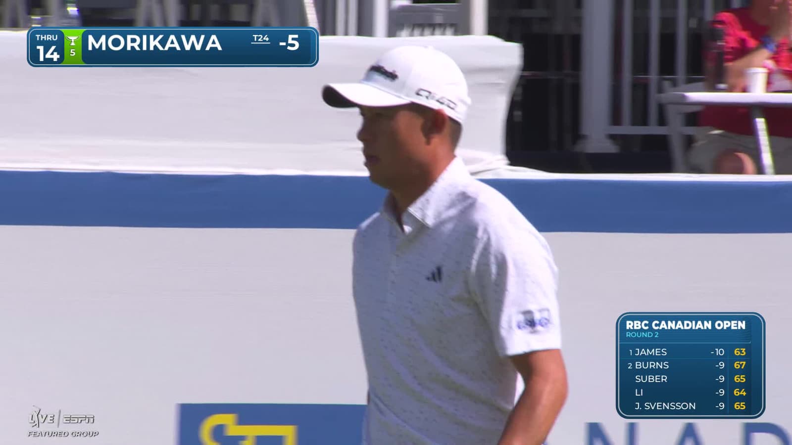 Collin Morikawa | Round 2 | 14th hole | Shot 2 | 2026 RBC Canadian
