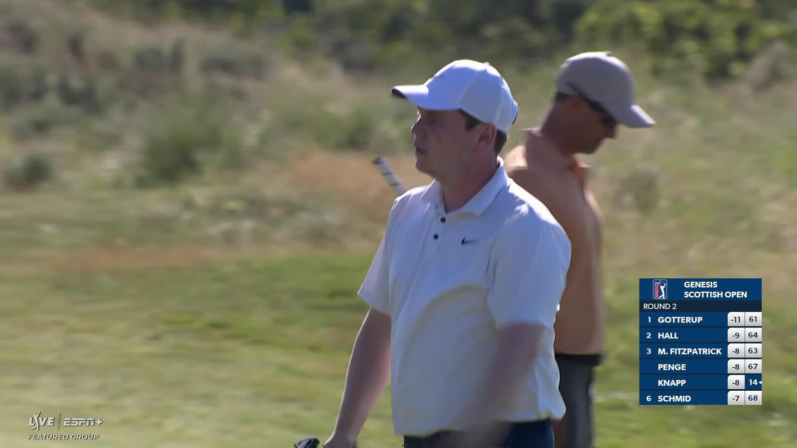 Robert MacIntyre | Round 2 | 13th hole | Shot 6 | 2025 Genesis Scottish ...