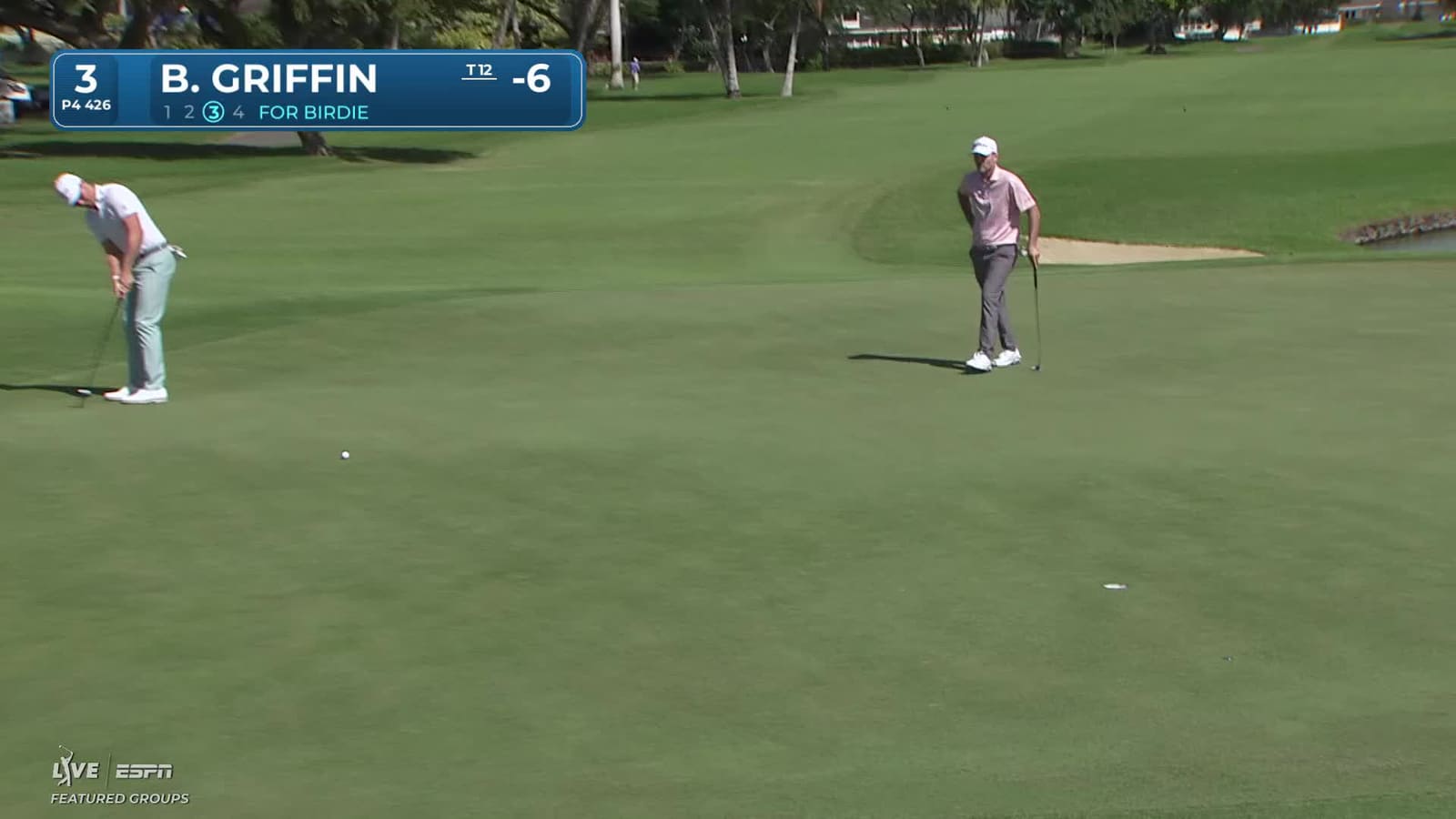 Ben Griffin | Round 2 | 3rd hole | Shot 3 | 2026 Sony Open