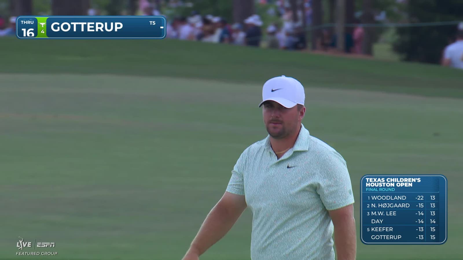 Chris Gotterup | Round 4 | 16th hole | Shot 5 | 2026 Texas Children's