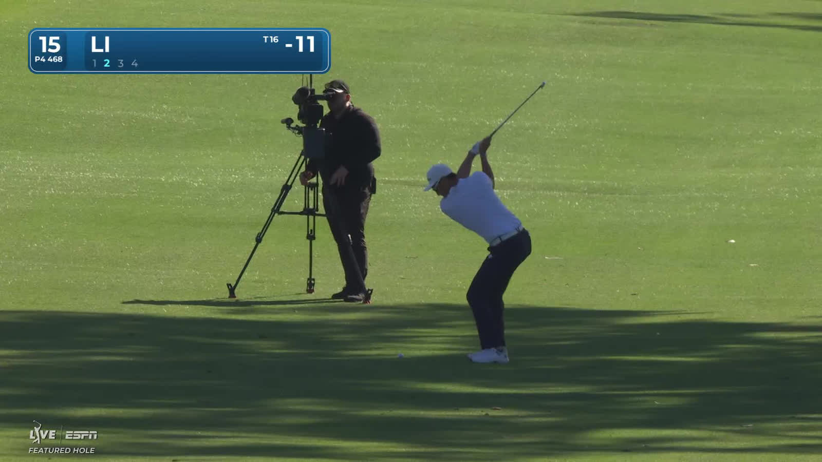 Haotong Li | Round 4 | 15th hole | Shot 2 | 2026 Farmers