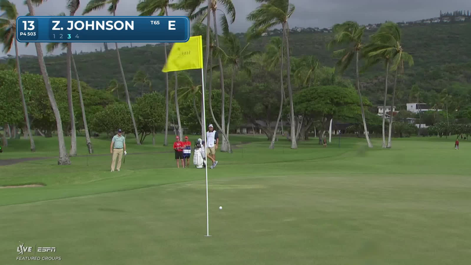 Zach Johnson | Round 4 | 13th hole | Shot 3 | 2026 Sony Open