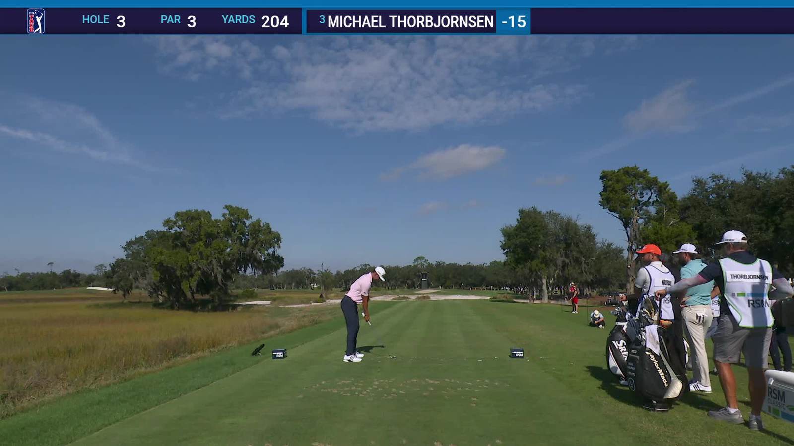 Michael Thorbjornsen | Round 3 | 3rd hole | Shot 1 | 2025 The RSM Classic