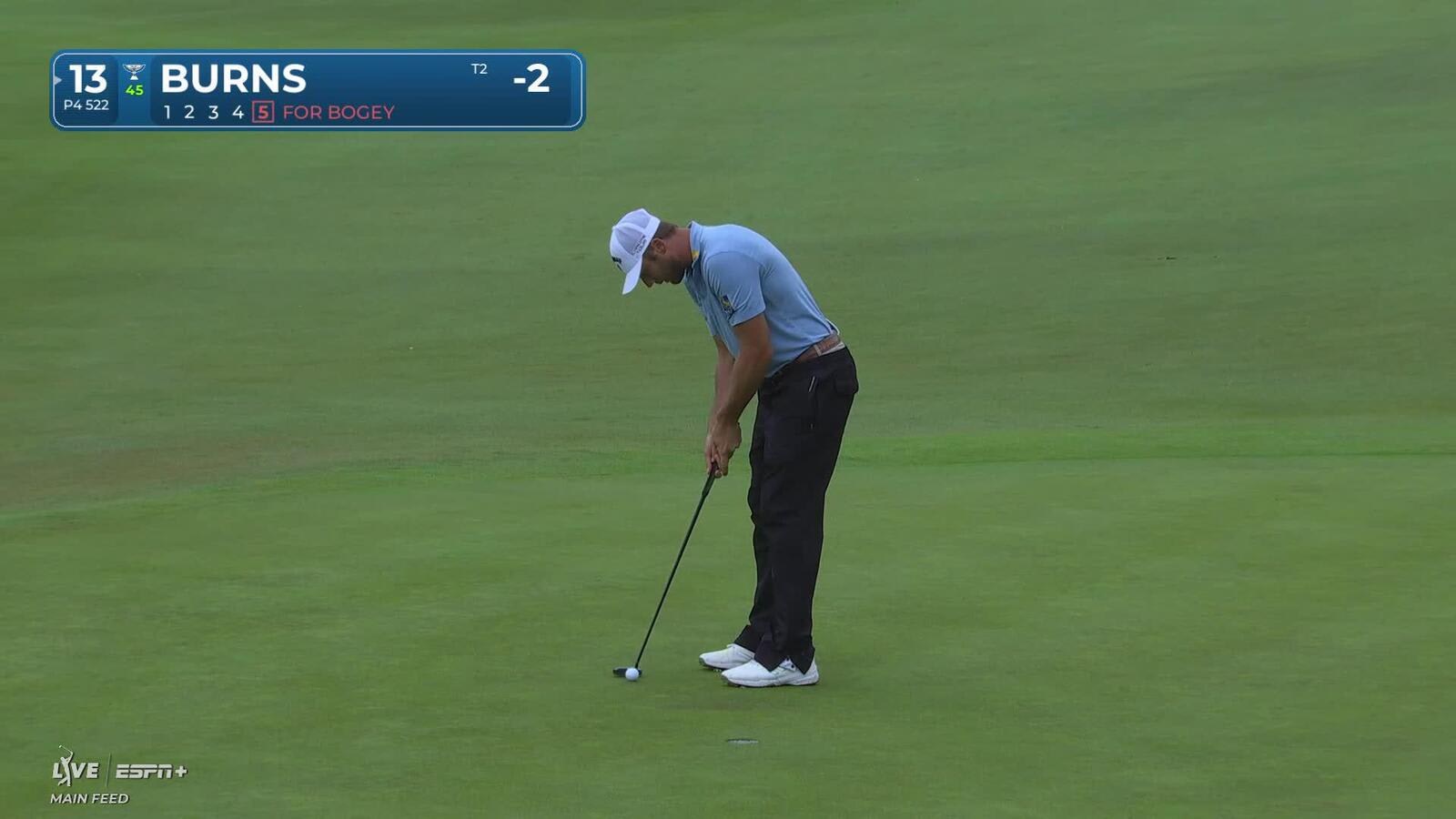 Sam Burns | Round 1 | 13th hole | Shot 5 | 2025 RBC Canadian