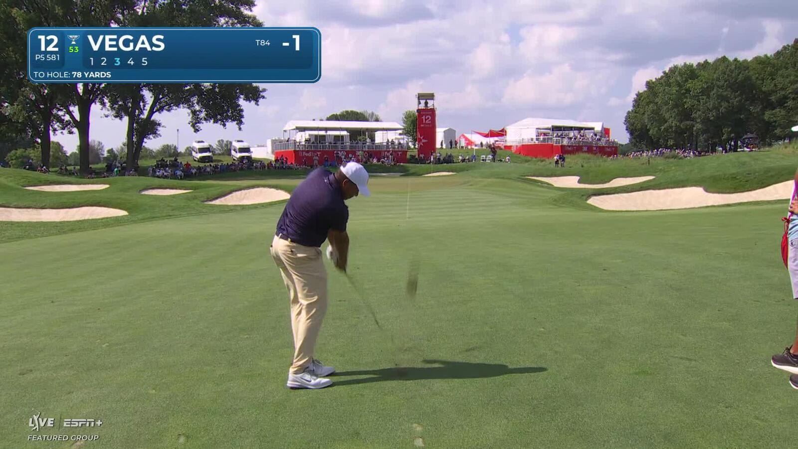 Jhonattan Vegas | Round 1 | 12th hole | Shot 3 | 2025 3M Open