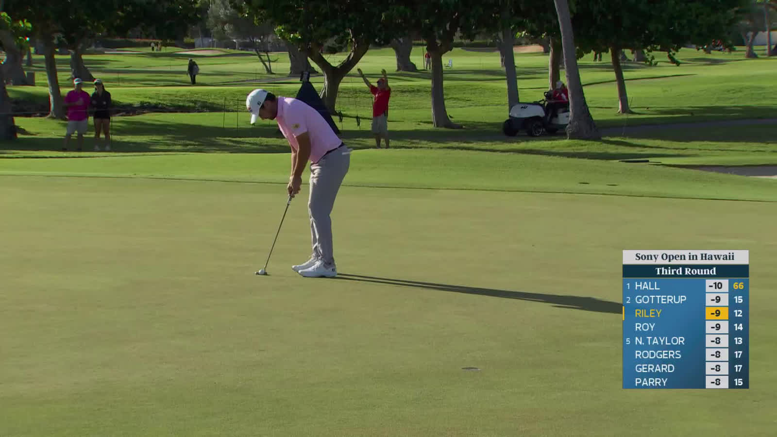 Davis Riley | Round 3 | 13th hole | Shot 3 | 2026 Sony Open