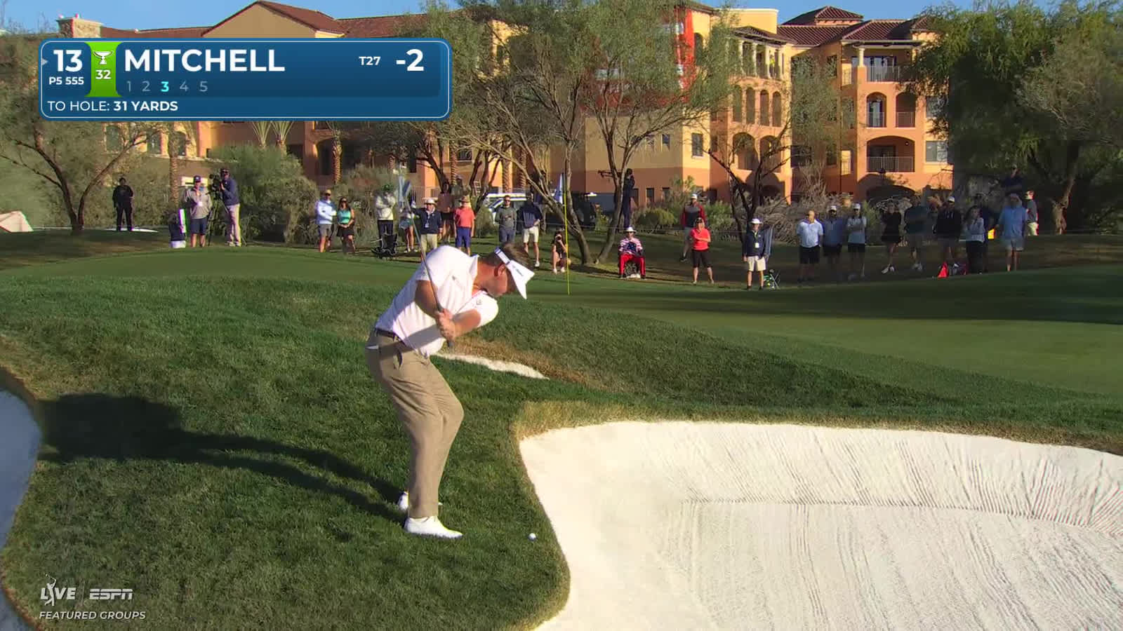 Keith Mitchell | Round 2 | 13th hole | Shot 3 | 2026 WM Phoenix Open