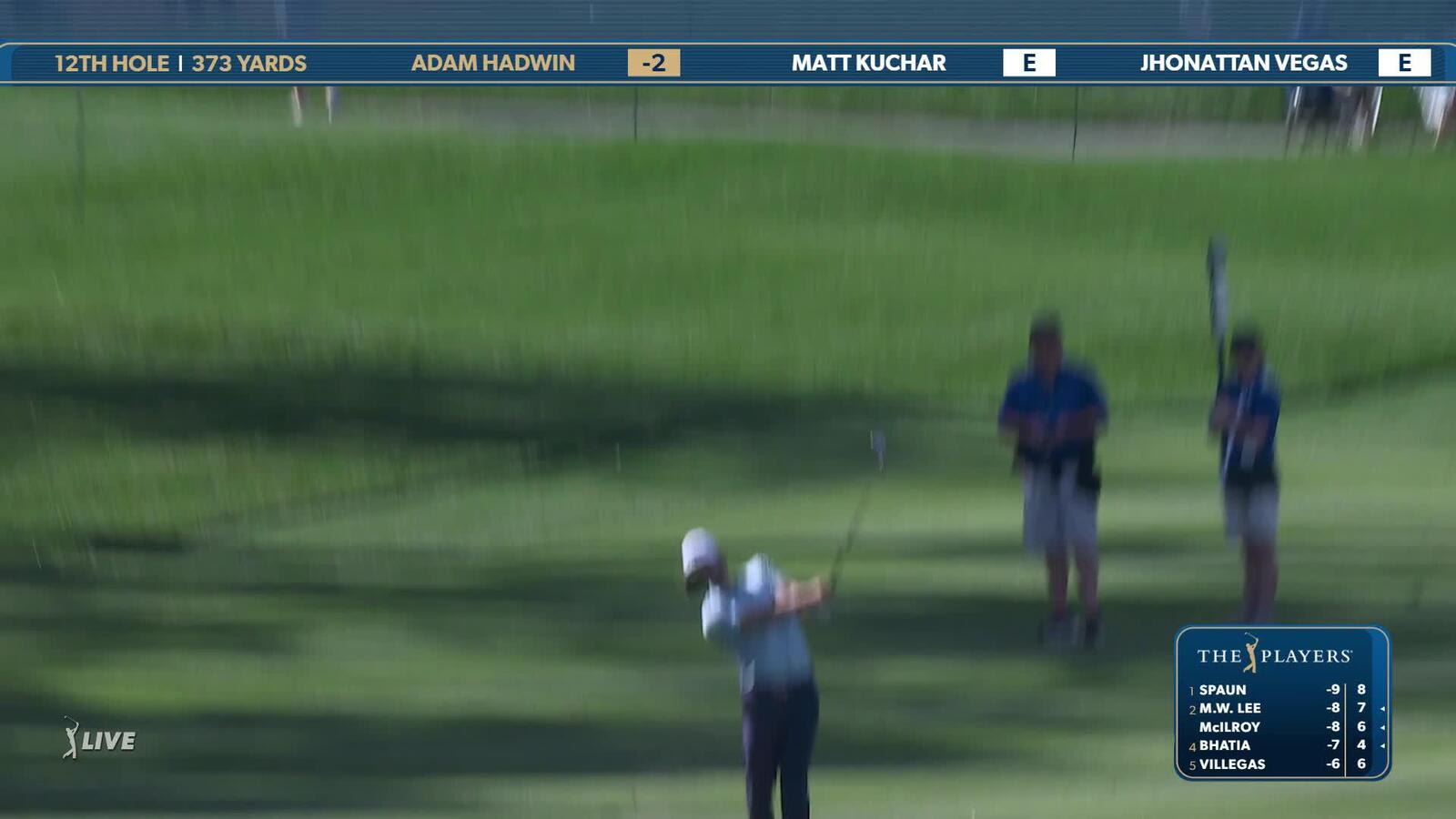 Adam Hadwin | Round 2 | 12th hole | Shot 2 | 2025 THE PLAYERS