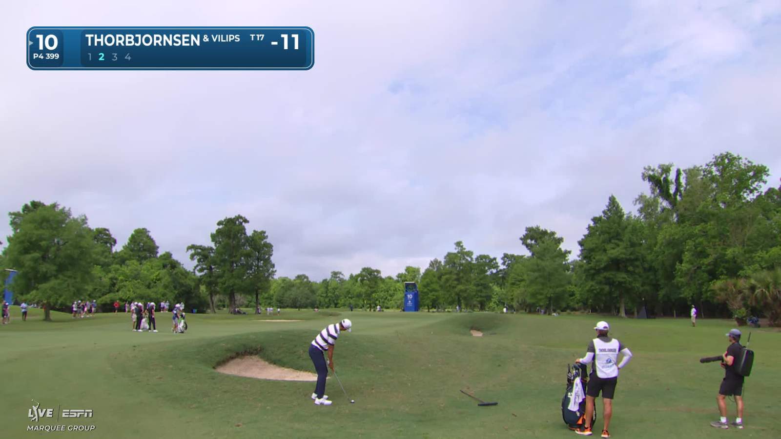 Michael Thorbjornsen | Round 3 | 10th hole | Shot 2 | 2026 Zurich Classic