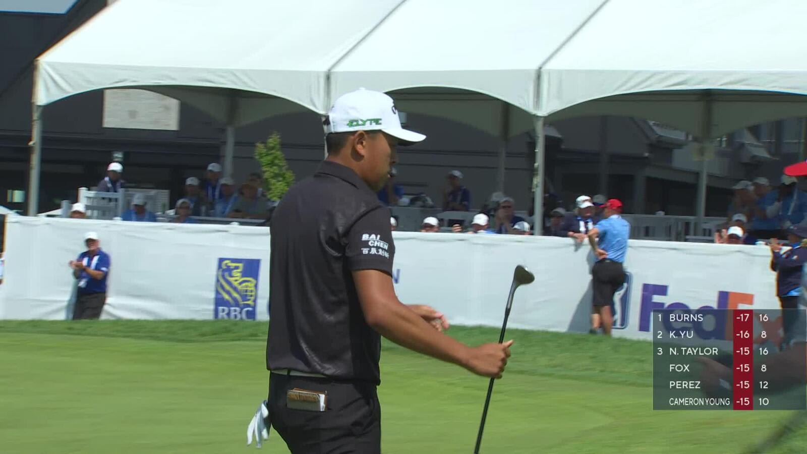 Kevin Yu | Round 4 | 9th hole | Shot 3 | 2025 RBC Canadian