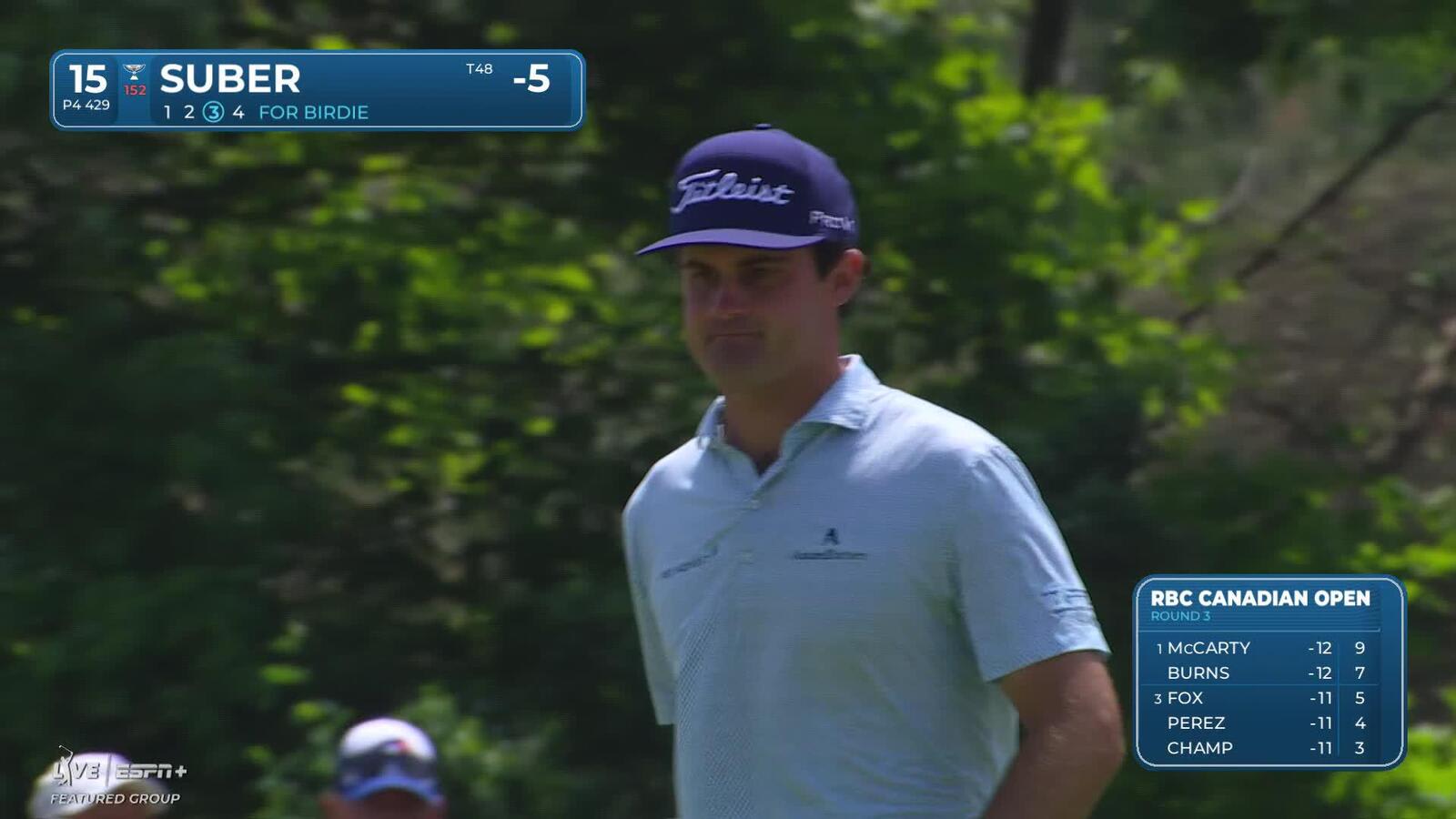 Jackson Suber | Round 3 | 15th hole | Shot 3 | 2025 RBC Canadian