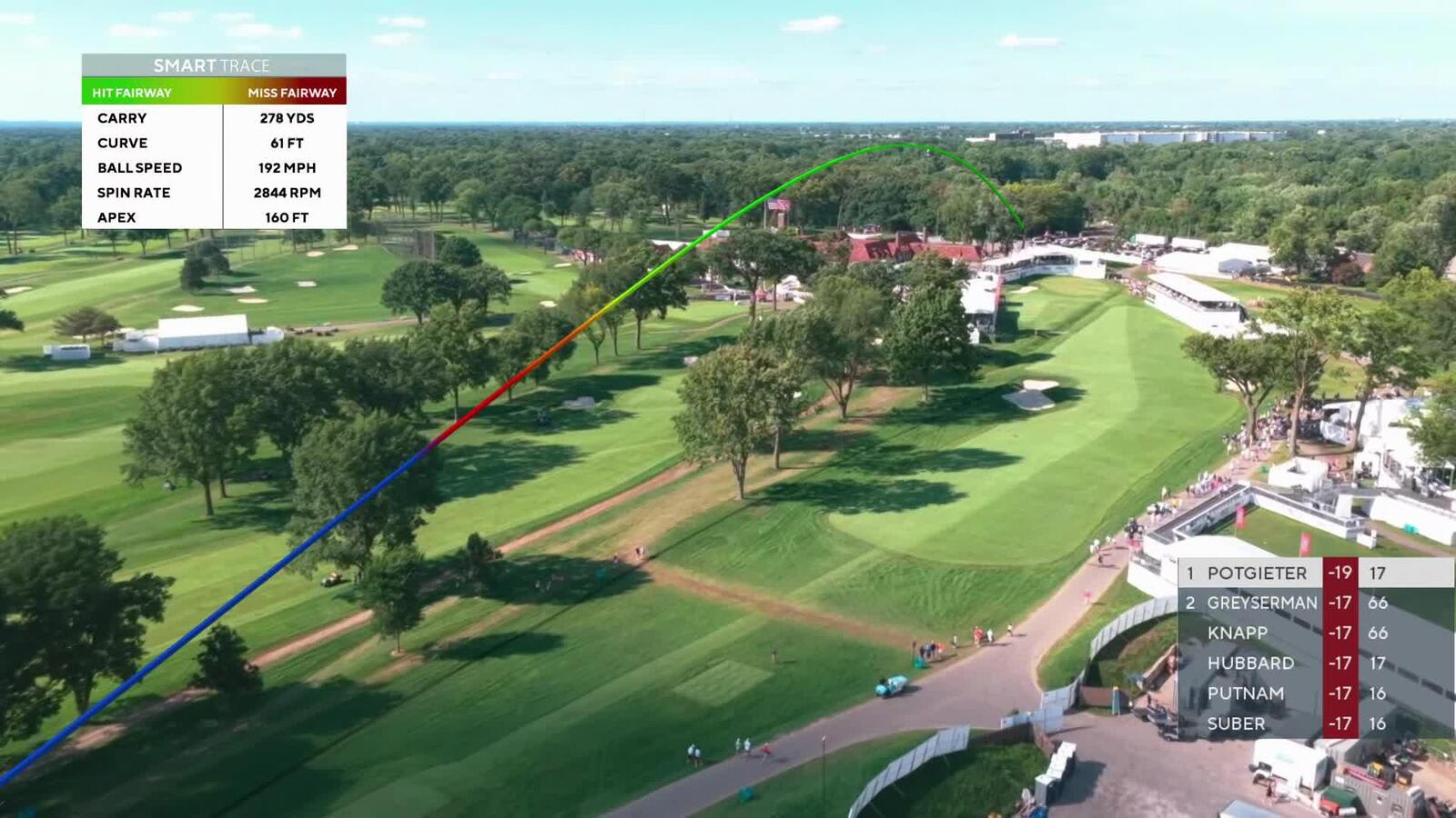 Aldrich Potgieter | Round 3 | 18th hole | Shot 1 | 2025 Rocket Classic