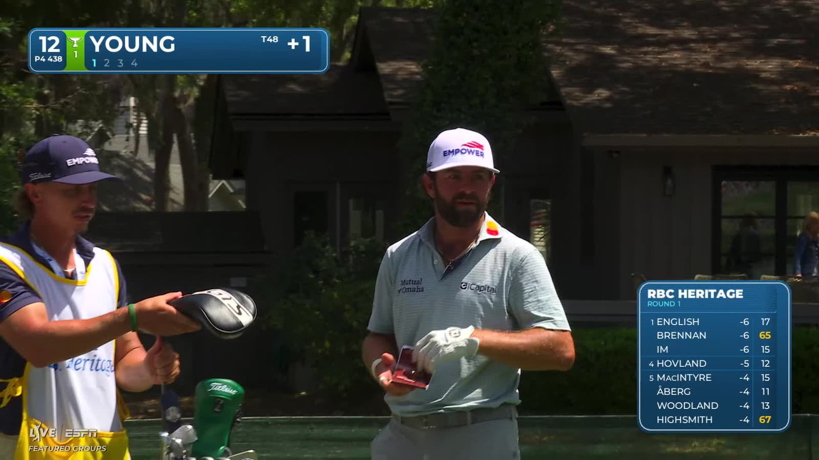 Cameron Young | Round 1 | 12th hole | Shot 1 | 2026 RBC Heritage