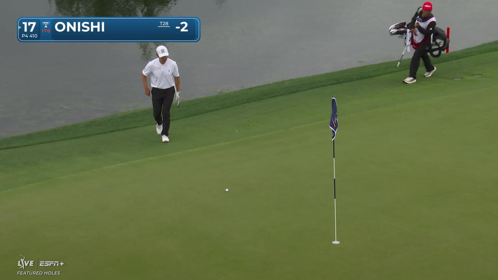 Kaito Onishi | Round 2 | 17th hole | Shot 4 | 2025 Houston Open