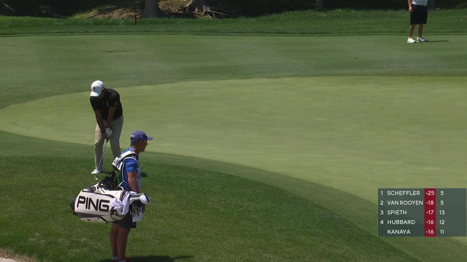 Takumi Kanaya | Round 4 | 12th hole | Shot 3 | 2025 THE CJ CUP