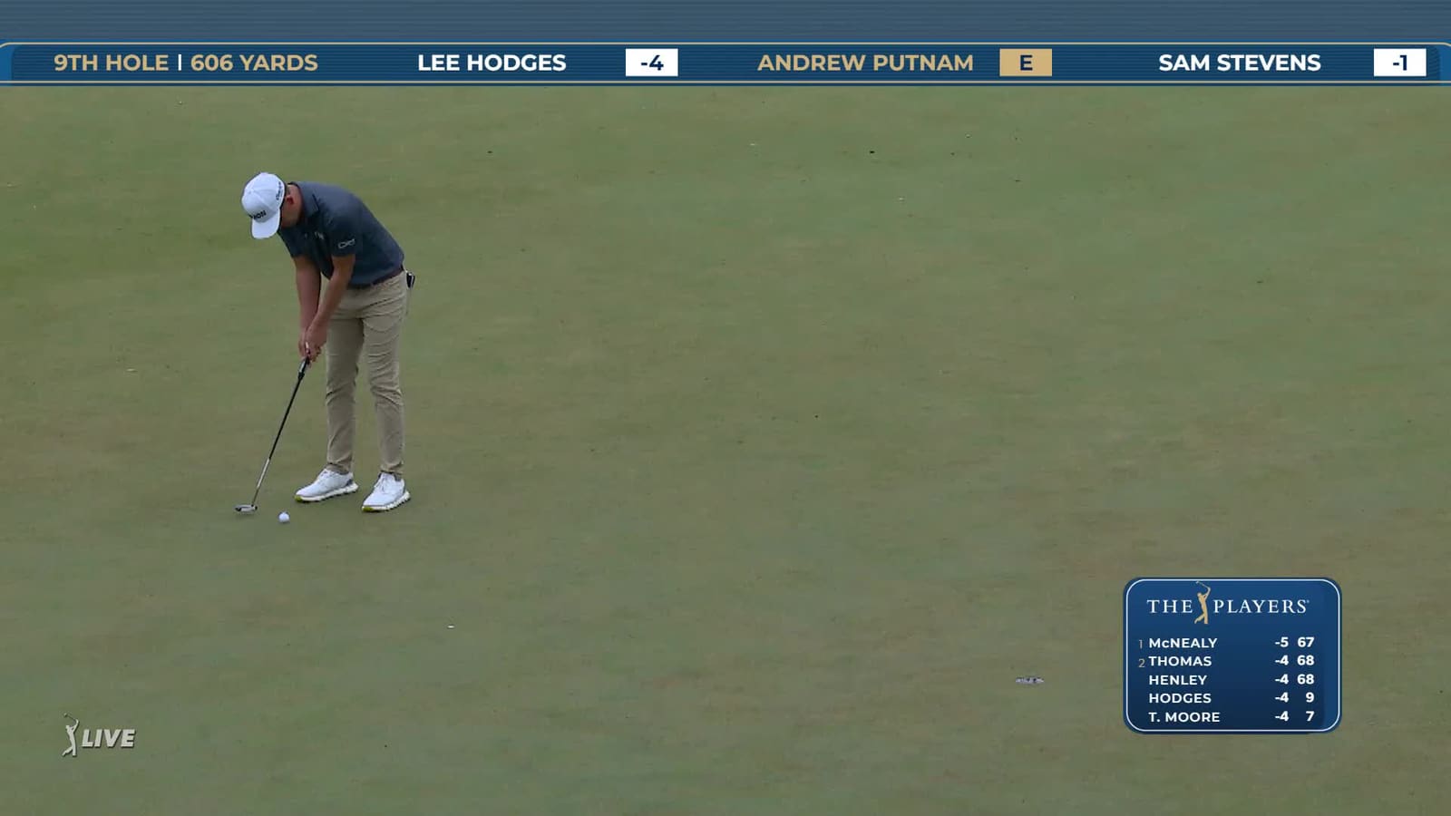 Andrew Putnam | Round 1 | 9th hole | Shot 4 | 2026 THE PLAYERS