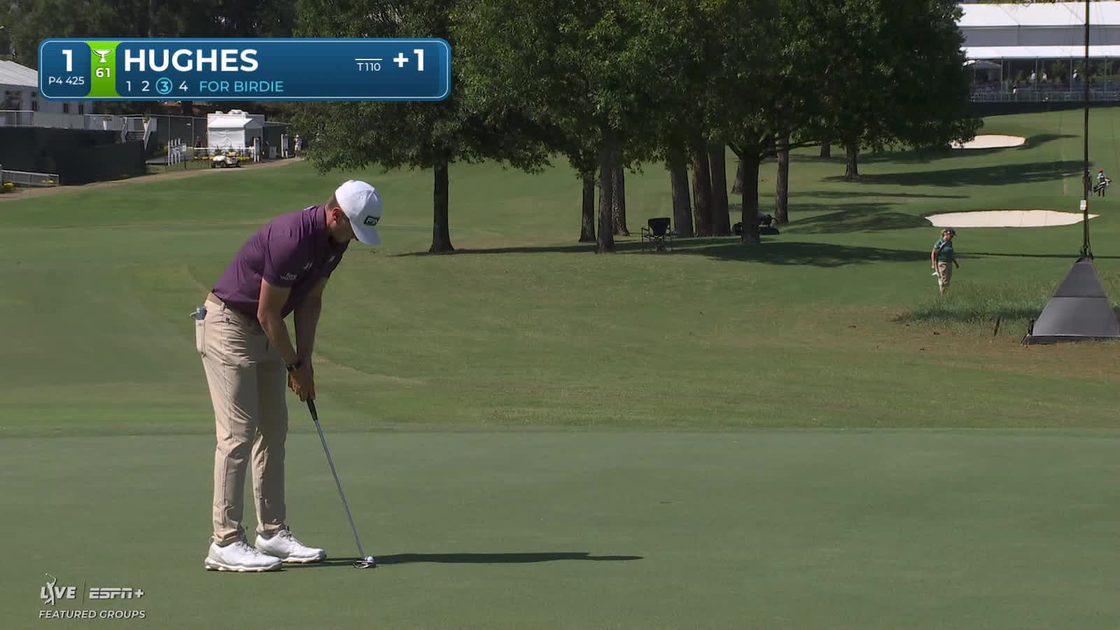 Mackenzie Hughes | Round 2 | 1st hole | Shot 3 | 2025 Sanderson Farms