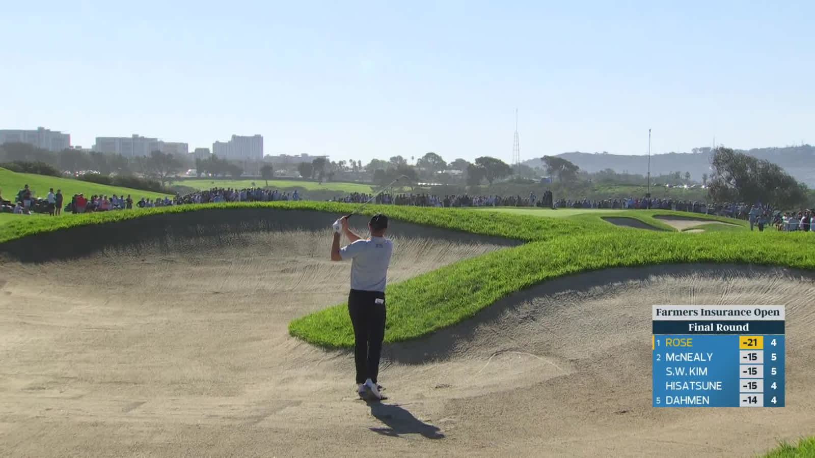 Justin Rose | Round 4 | 5th hole | Shot 2 | 2026 Farmers