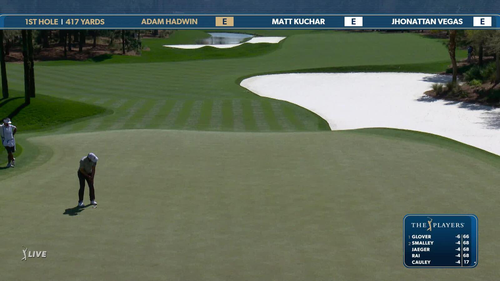 Adam Hadwin | Round 1 | 1st hole | Shot 3 | 2025 THE PLAYERS