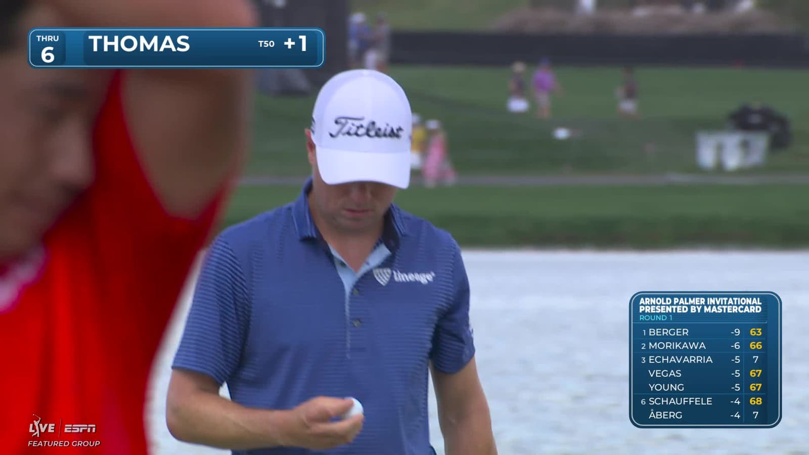 Justin Thomas | Round 1 | 6th hole | Shot 6 | 2026 Arnold Palmer