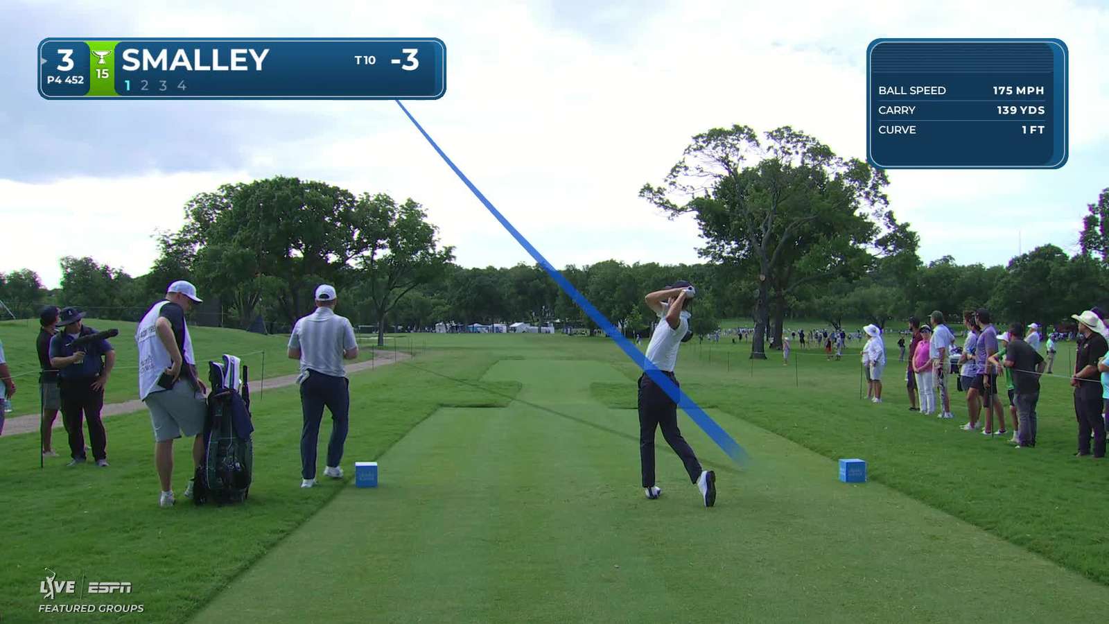 Alex Smalley | Round 1 | 3rd hole | Shot 1 | 2026 Charles Schwab