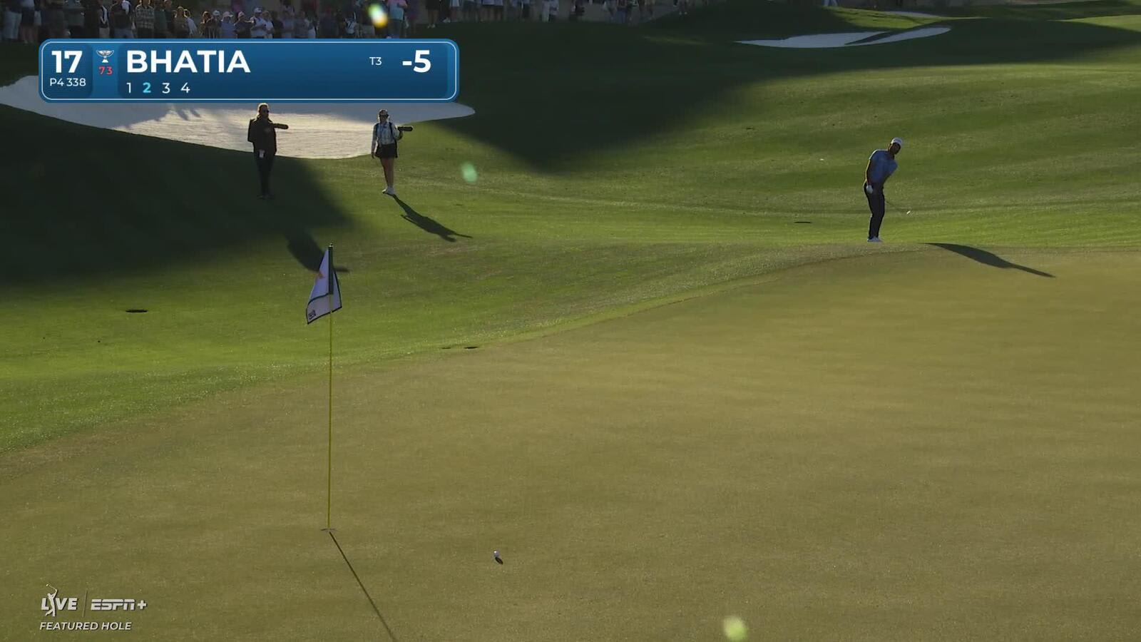 Akshay Bhatia | Round 1 | 17th hole | Shot 2 | 2025 WM Phoenix Open