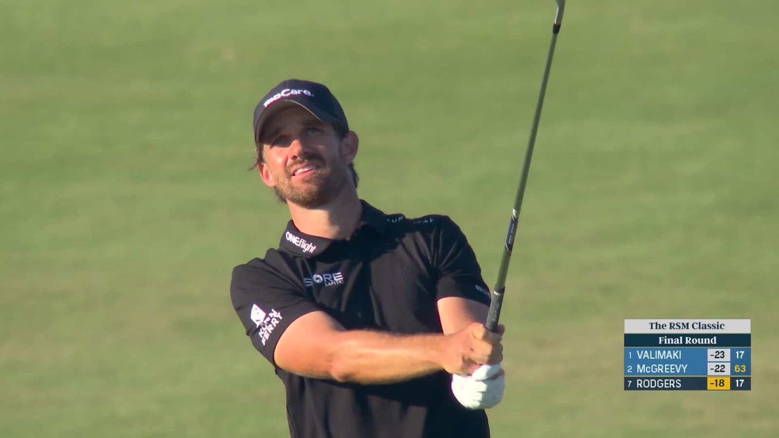 Patrick Rodgers | Round 4 | 18th hole | Shot 2 | 2025 The RSM Classic