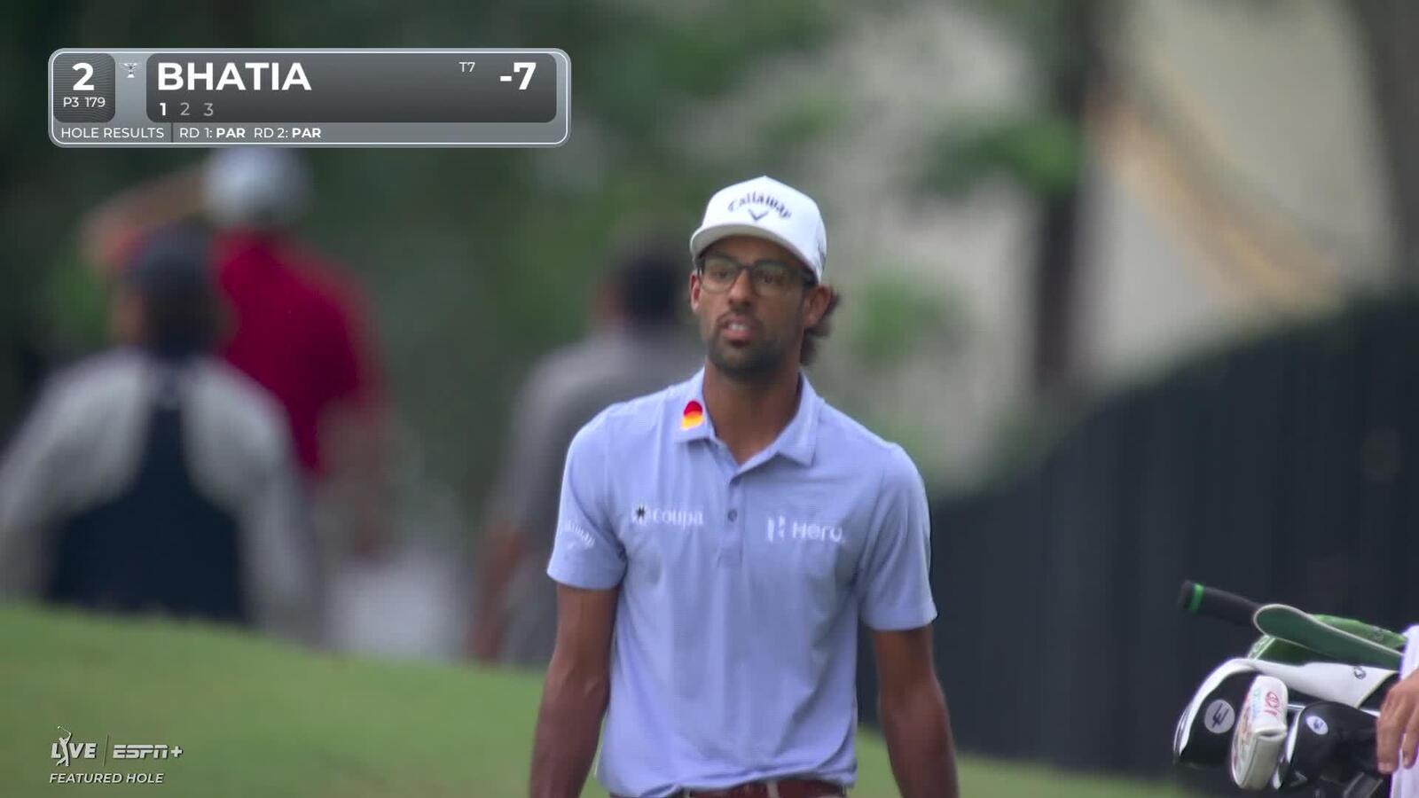 Akshay Bhatia | Round 3 | 2nd hole | Shot 1 | 2025 TOUR Championship